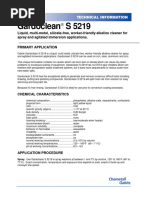 Oakite 61B: Alkaline Cleaner for Aluminum | PDF | Aluminium | Water