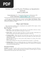 Work Rate Problems and Solutions Guide | PDF | Printer (Computing ...