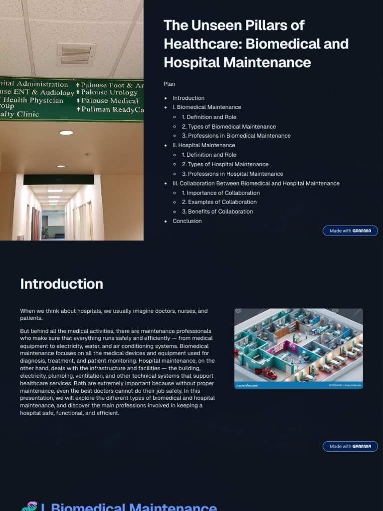 The Unseen Pillars of Healthcare Biomedical and Hospital Maintenance ...