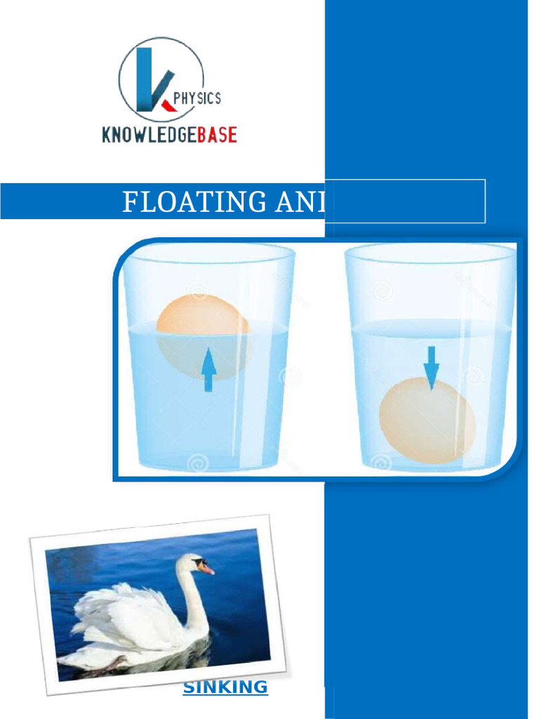 3.floating and Sinking | PDF | Buoyancy | Density
