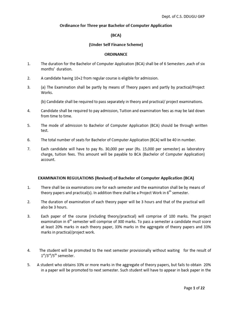 BCA 6 Semesters | PDF | Numerical Analysis | Pointer (Computer Programming)