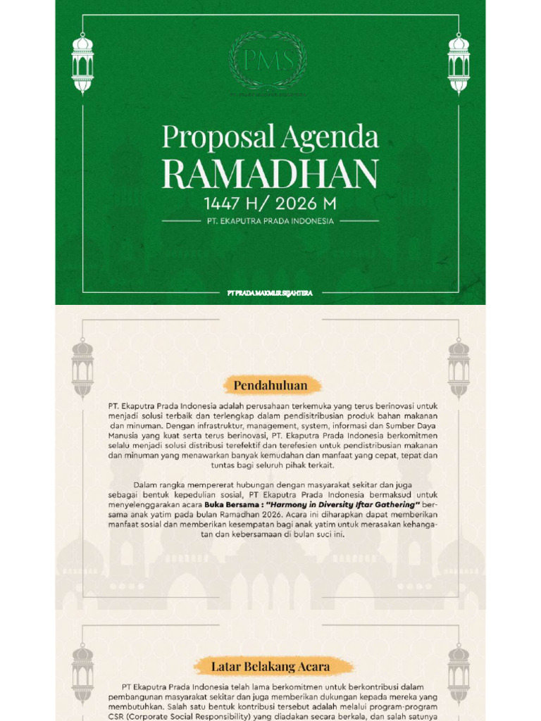 Proposal Polos Bukber 2026 | PDF