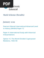 Edexcel GCE History Marking Criteria | PDF | Argument | Knowledge