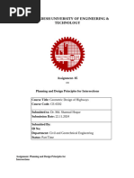 Intersection Design and Geometry Principles | PDF | Traffic | Lane