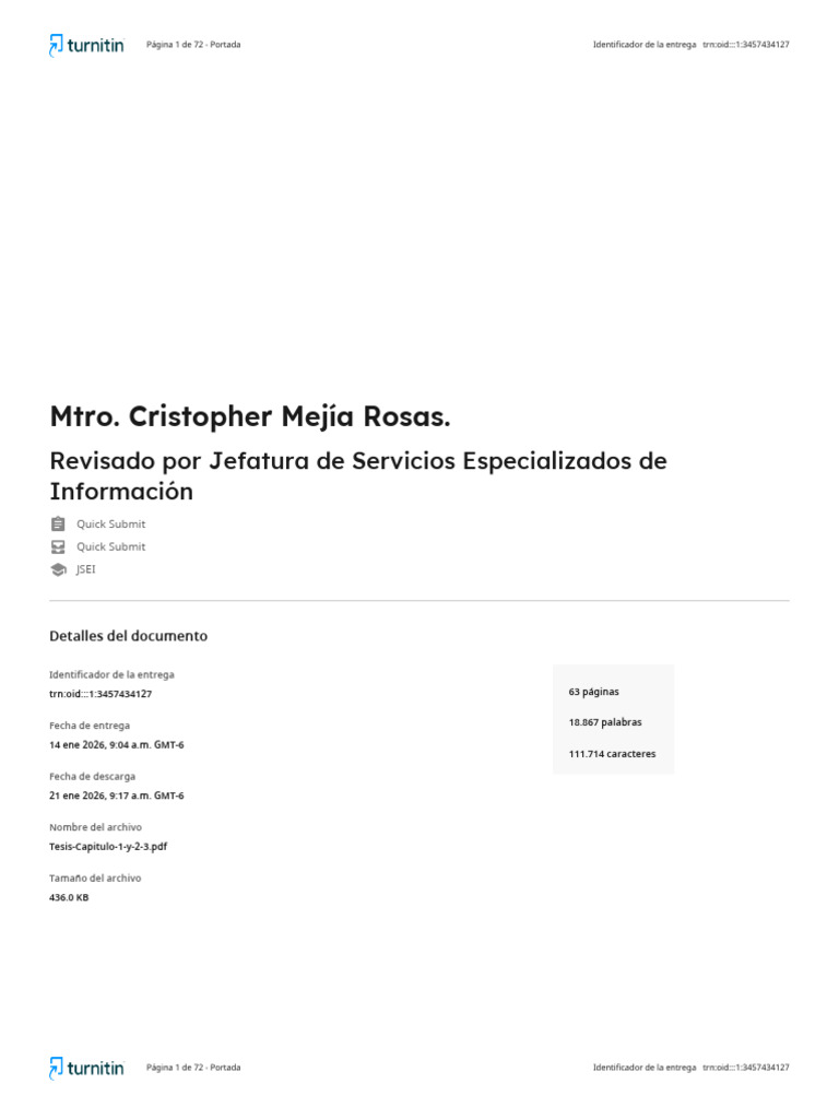 Revisado por Jefatura de Servicios Especializados de Información ...