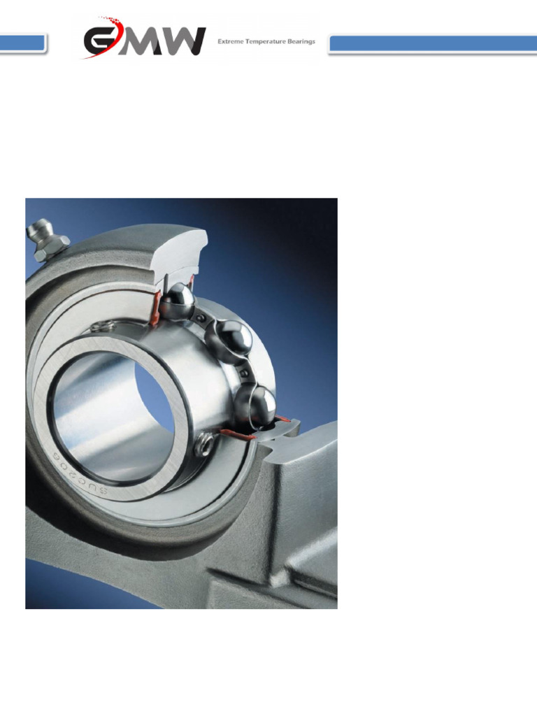 GMW - High Temp Stainless Steel Insert Bearing Units | PDF | Bearing ...