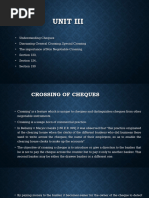 Types of Cheque Crossings Explained | PDF | Negotiable Instrument | Cheque