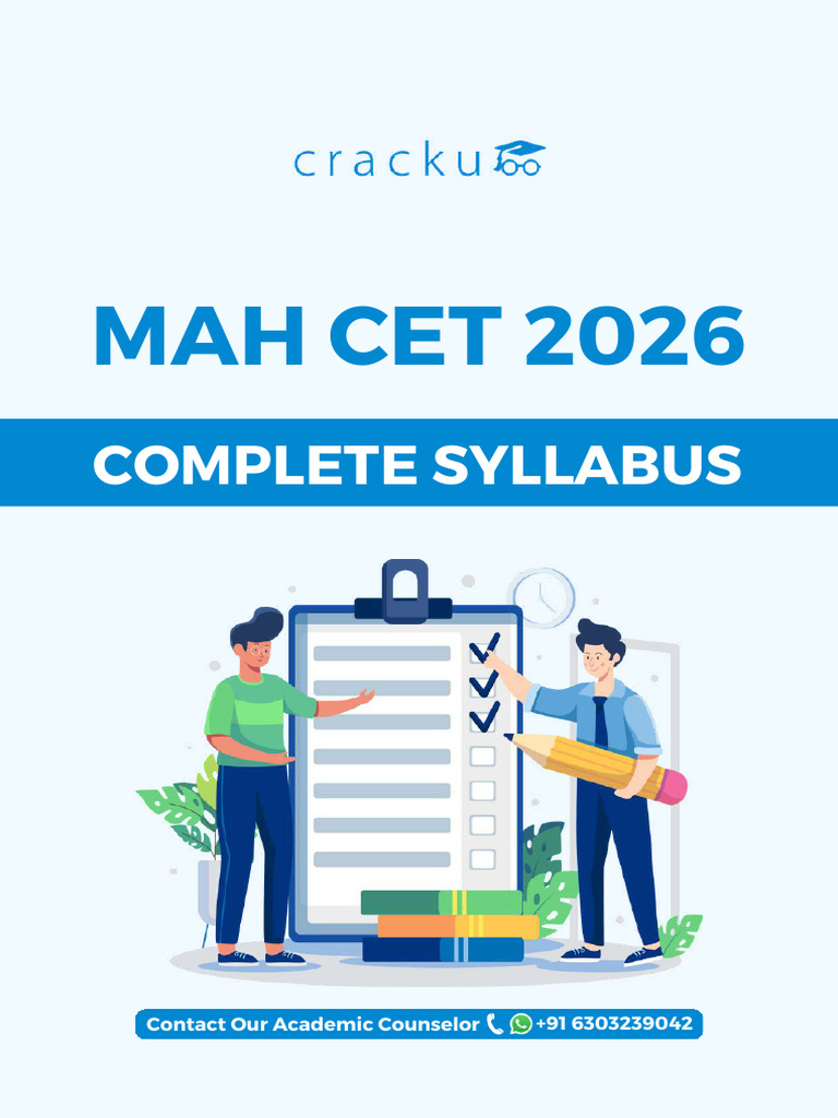 Mah Cet 2026 Syllabus PDF | PDF | Area