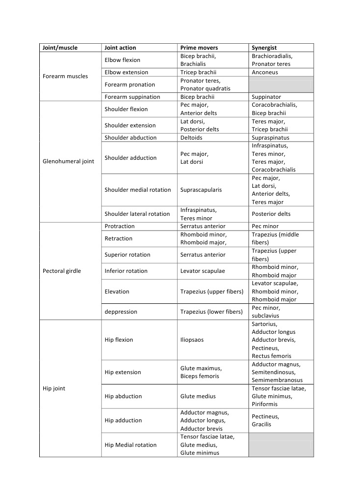 Joint Actions Etc | PDF | Anatomical Terms Of Motion | Lower Limb Anatomy