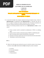 Pharmacology Question Bank PDF | PDF | Bioavailability | Drug Metabolism