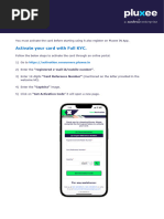 Pluxee Card Activation Guide | PDF | Finance & Money Management