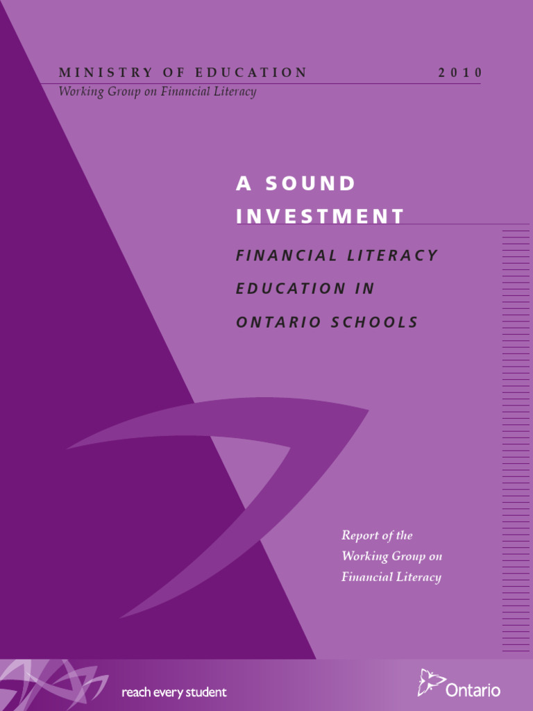 Financial Literacy Education | PDF | Financial Literacy | Teachers