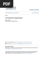 Google Scholar Guide for Students | PDF | Libraries | Communication