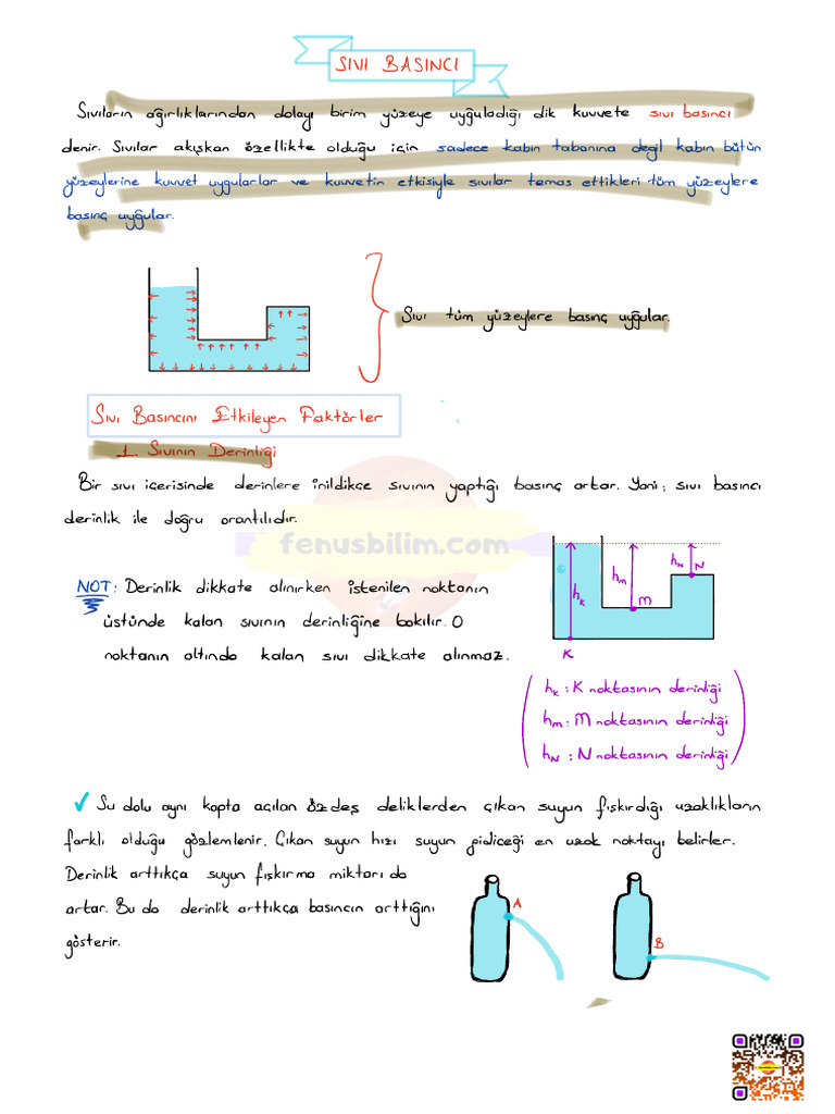 Sivi Basinci Fenusbilim Ders Notu | PDF