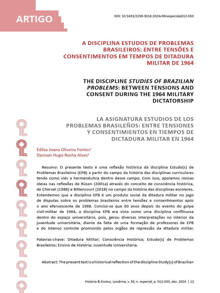 Fontes e Alves, 2024 | PDF | Economia | Brasil