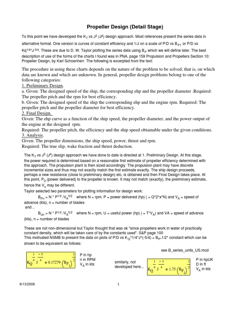 Propeller Design Detail Stage | PDF | Propeller | Teaching Mathematics