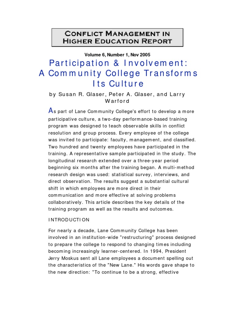 Perception Checking | PDF | Conflict Resolution | Emergence