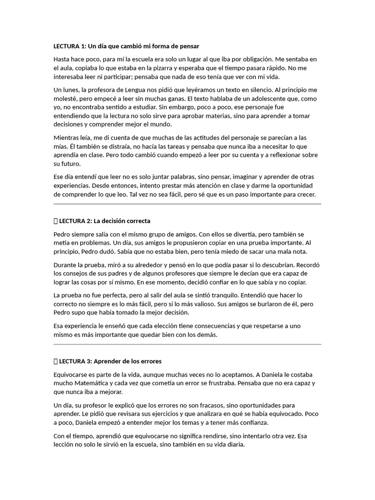 ? Animación a La Lectura Octavo | PDF | Cognición