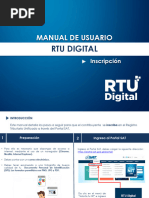 Cómo obtener el RTU en línea | PDF