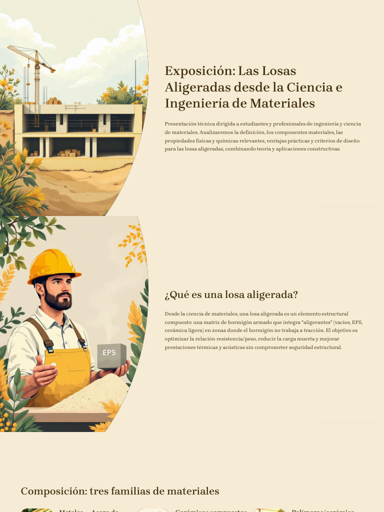 Losas Aligeradas - Brian Parra | PDF | Hormigón | Acero