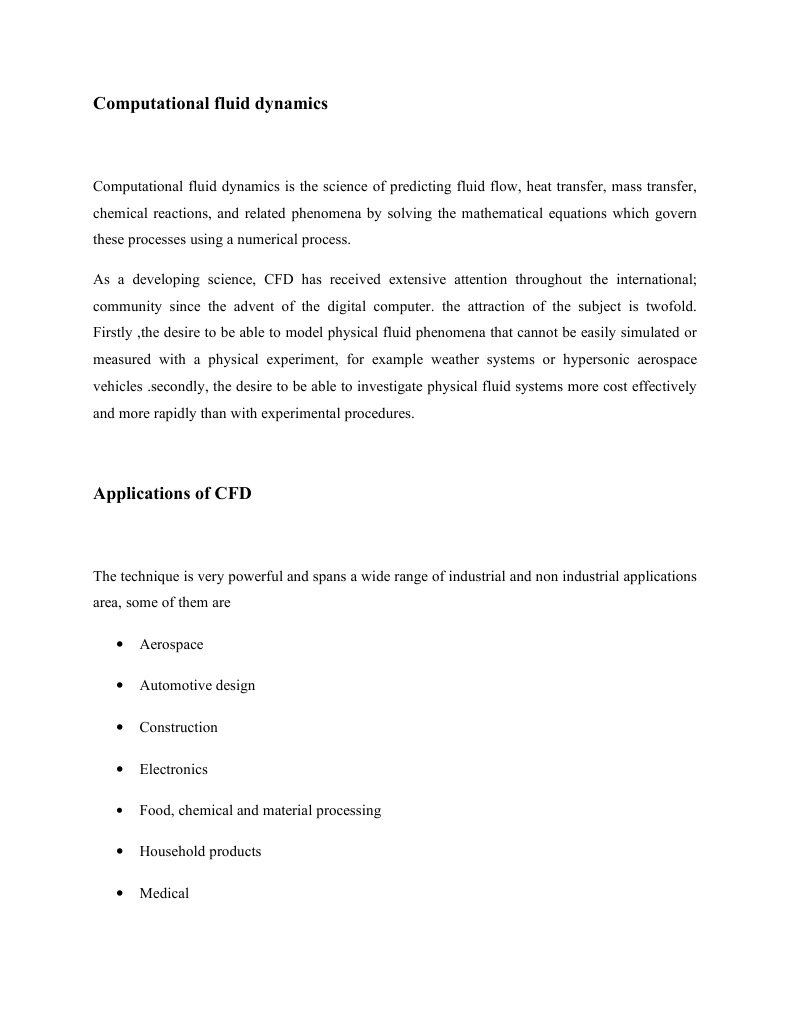 Computational Fluid Dynamics | Download Free PDF | Computational Fluid Dynamics | Fluid Dynamics