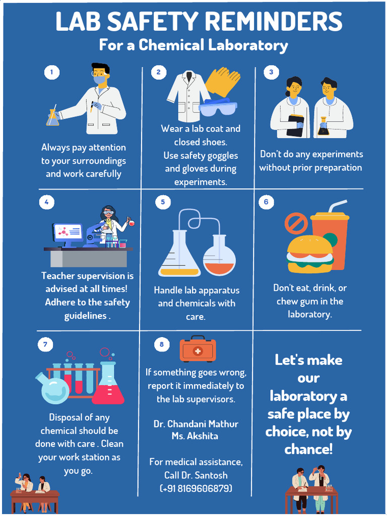 Lab Safety Poster For Print | PDF