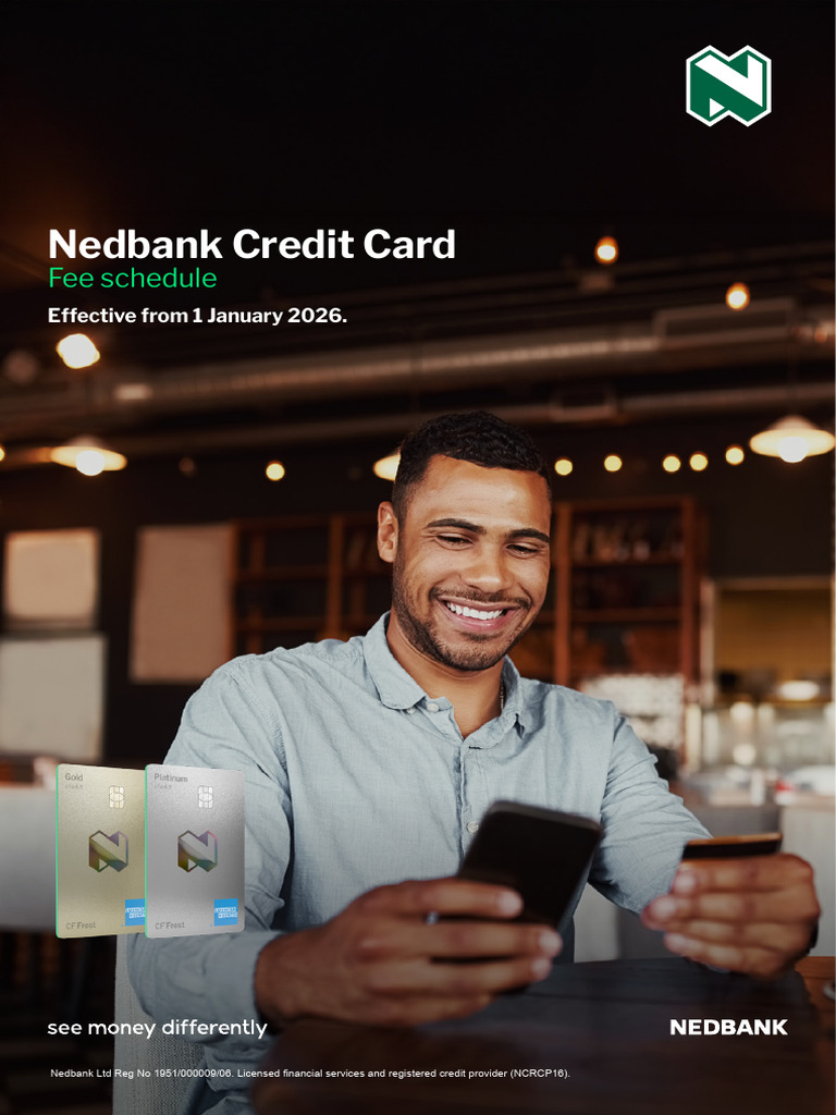 Nedbank Credit Card Fee Schedule 2026 | PDF | Credit Card | Fee