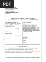 Sample Motion to Set Aside | Service Of Process | Default Judgment