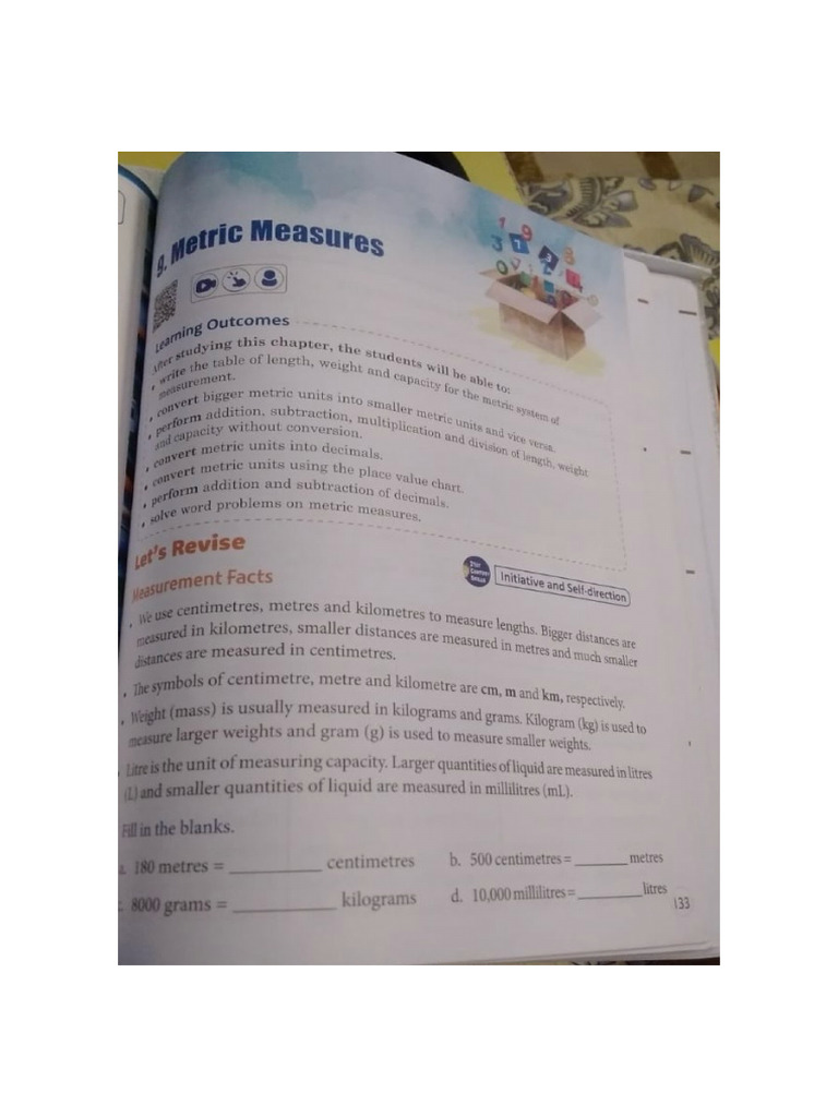 Anishka Metric Measurements | PDF