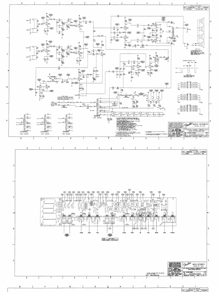 Fender-65 Super Reverb Schematic | PDF