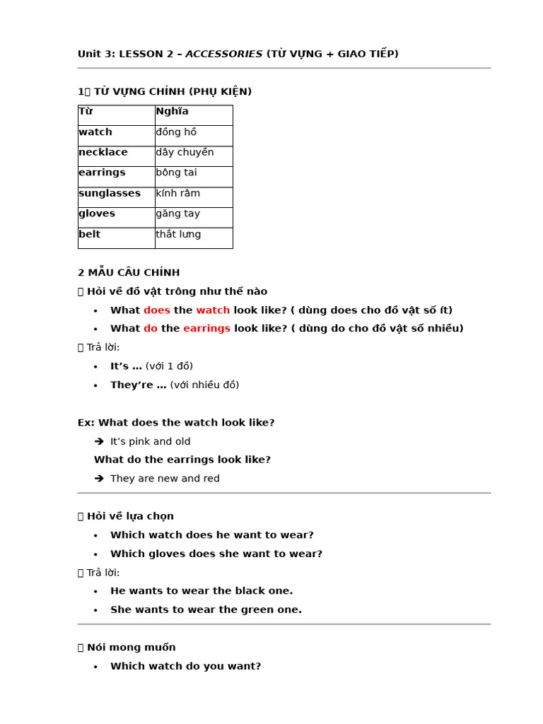 Unit 3 Lesson 2-3 | PDF