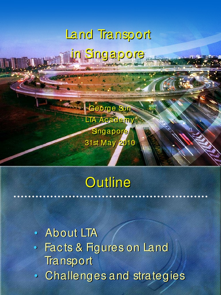 Land Transport in Singapore | PDF | Public Transport | Parking
