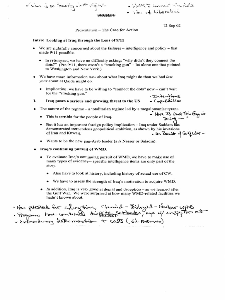 Presentation - The Case For Action | PDF | Abu Musab Al Zarqawi | Al Qaeda