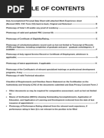 201 Files Checklist for Appointments | PDF