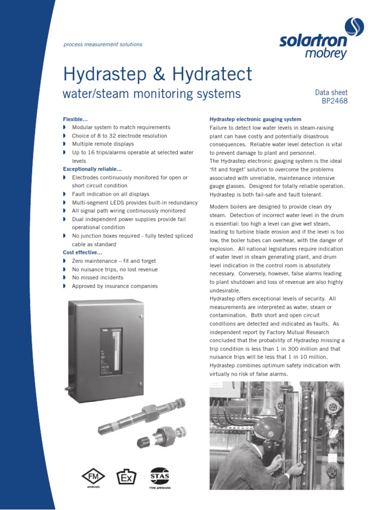 Hydrastep Level Measurement Solutions | PDF | Relay | Electrical ...
