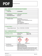P3-Horolith V Safety Data Sheet | PDF
