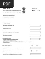 Notice of Registered Office Change | PDF