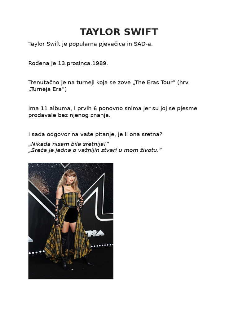 Taylor Swift | PDF