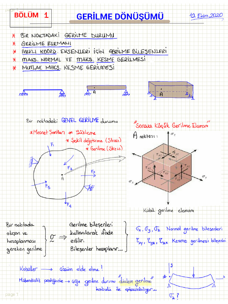 323 - 1 - Gerilme - Donusumu - Formulasyon Bitti | PDF