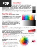 Escalas Cromáticas y Acromáticas | PDF | Color | Gris