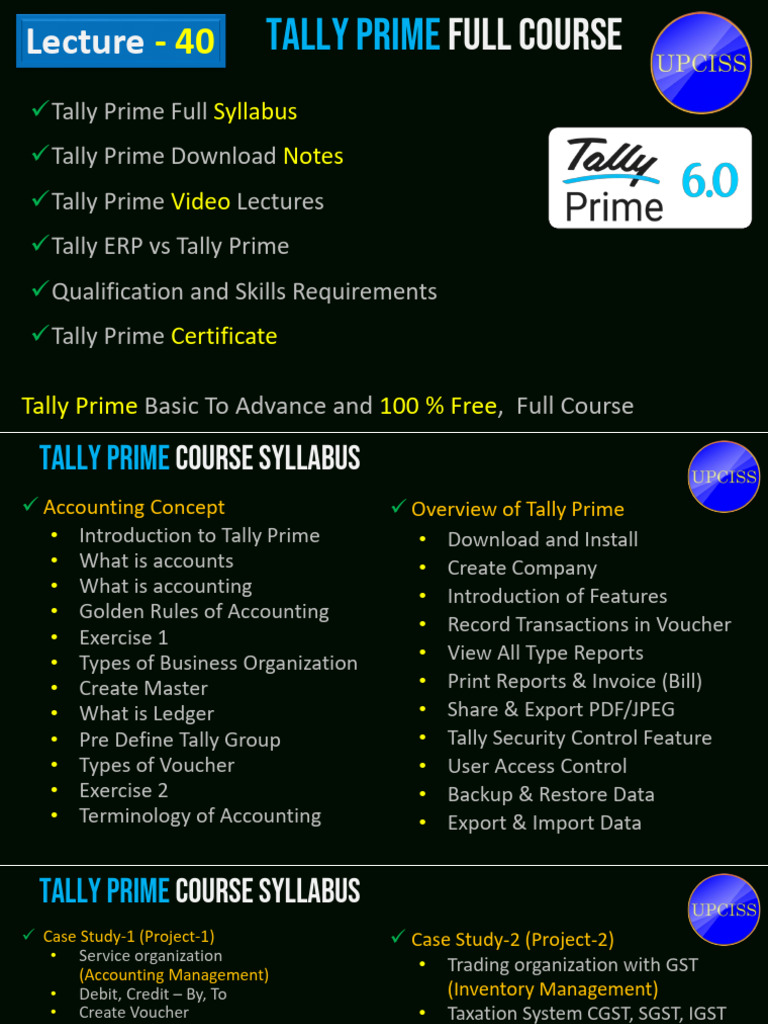 Tally Prime Course Completed ALubzZroSmZupHXT | PDF | Debits And ...