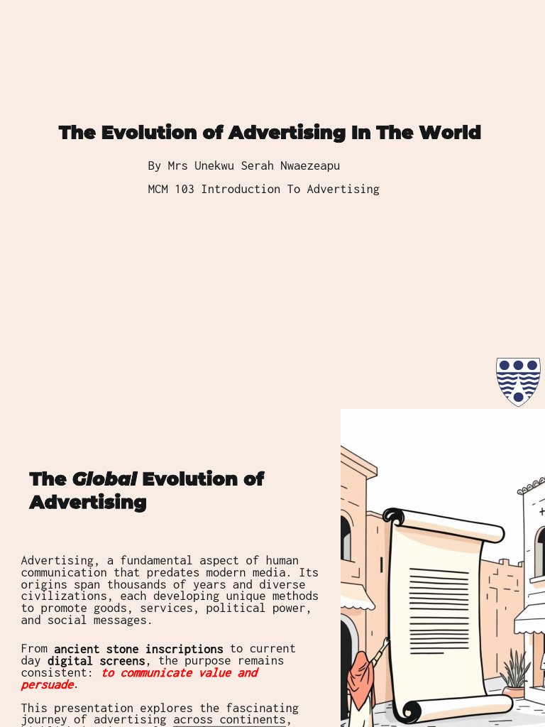 The Global Evolution of Advertising | PDF | Advertising | Brand