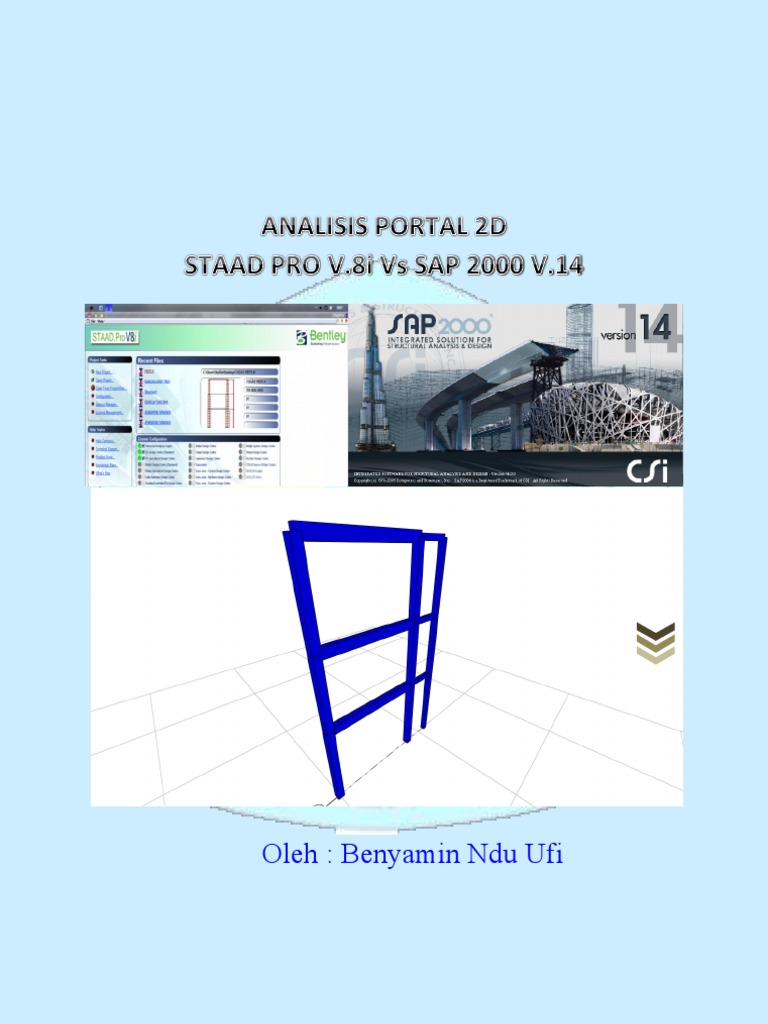 Tutorial Sap200&Staad Pro | PDF