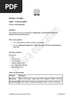 UKMEC Contraception Summary Table | PDF | Birth Control | Blood Pressure