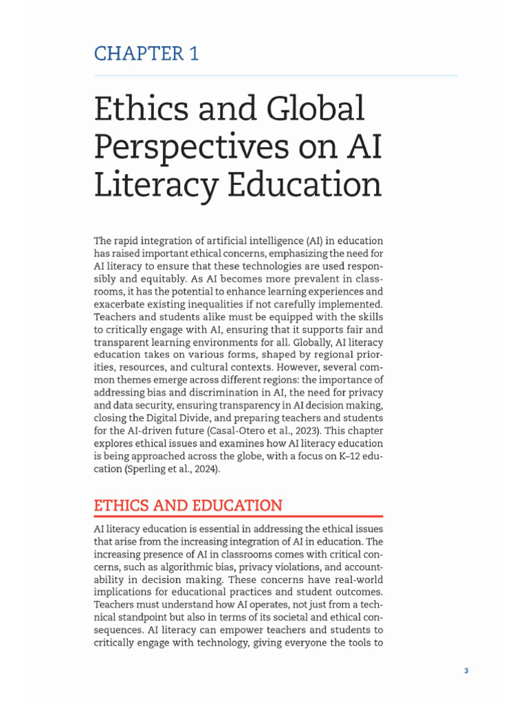 Ch01 - Teaching AI Literacy - Across The Curriculum A K-12 Handbook by ...