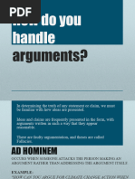 Identifying Biases and Fallacies in Reasoning | PDF | Fallacy | Bias