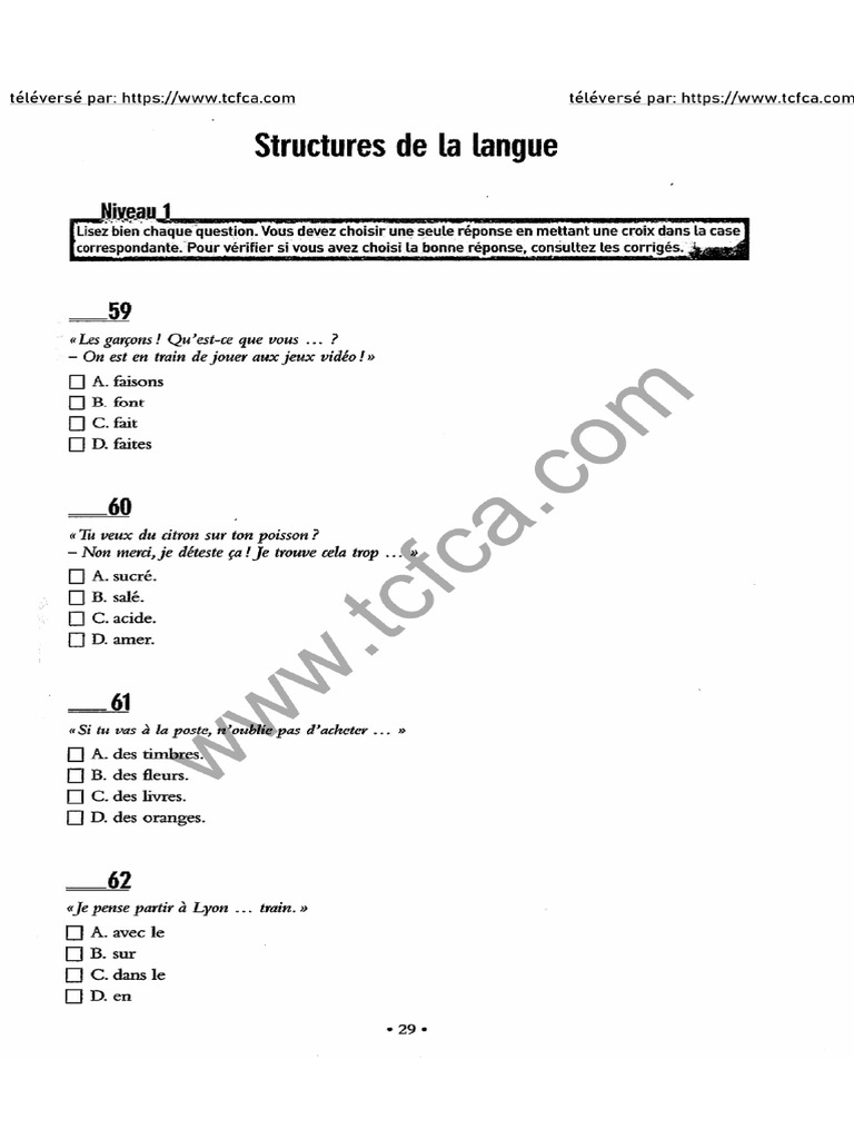 TCF 250 - Structures. | PDF