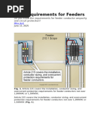 NEC Article 215: Feeder Requirements | PDF | Electrical Wiring ...