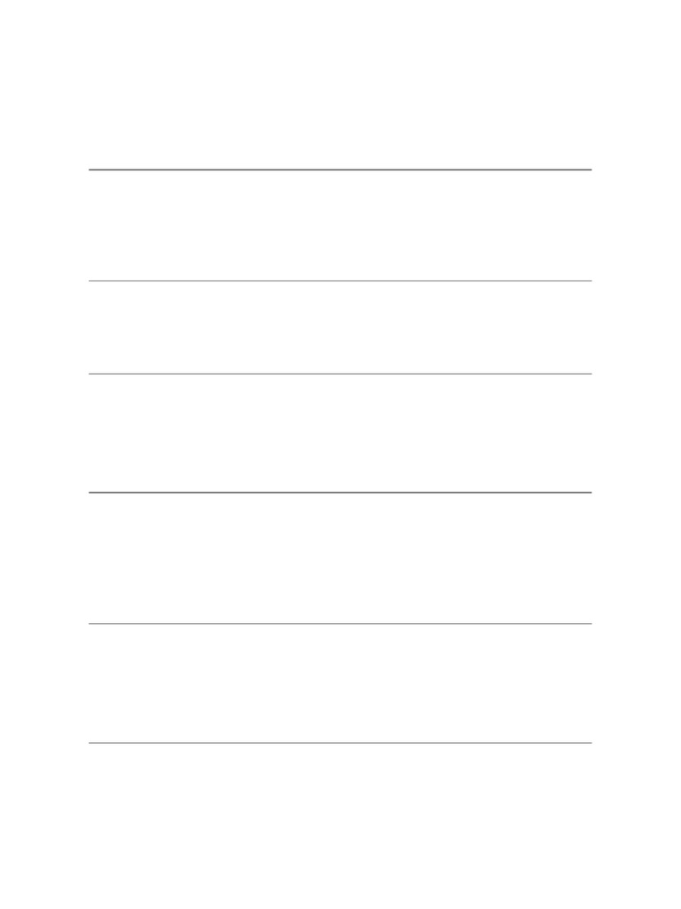 Blank CV Template | PDF