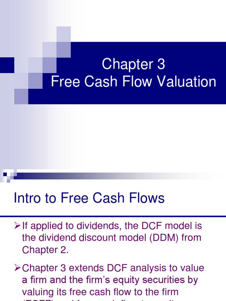 FCF Valuation - Business School | PDF